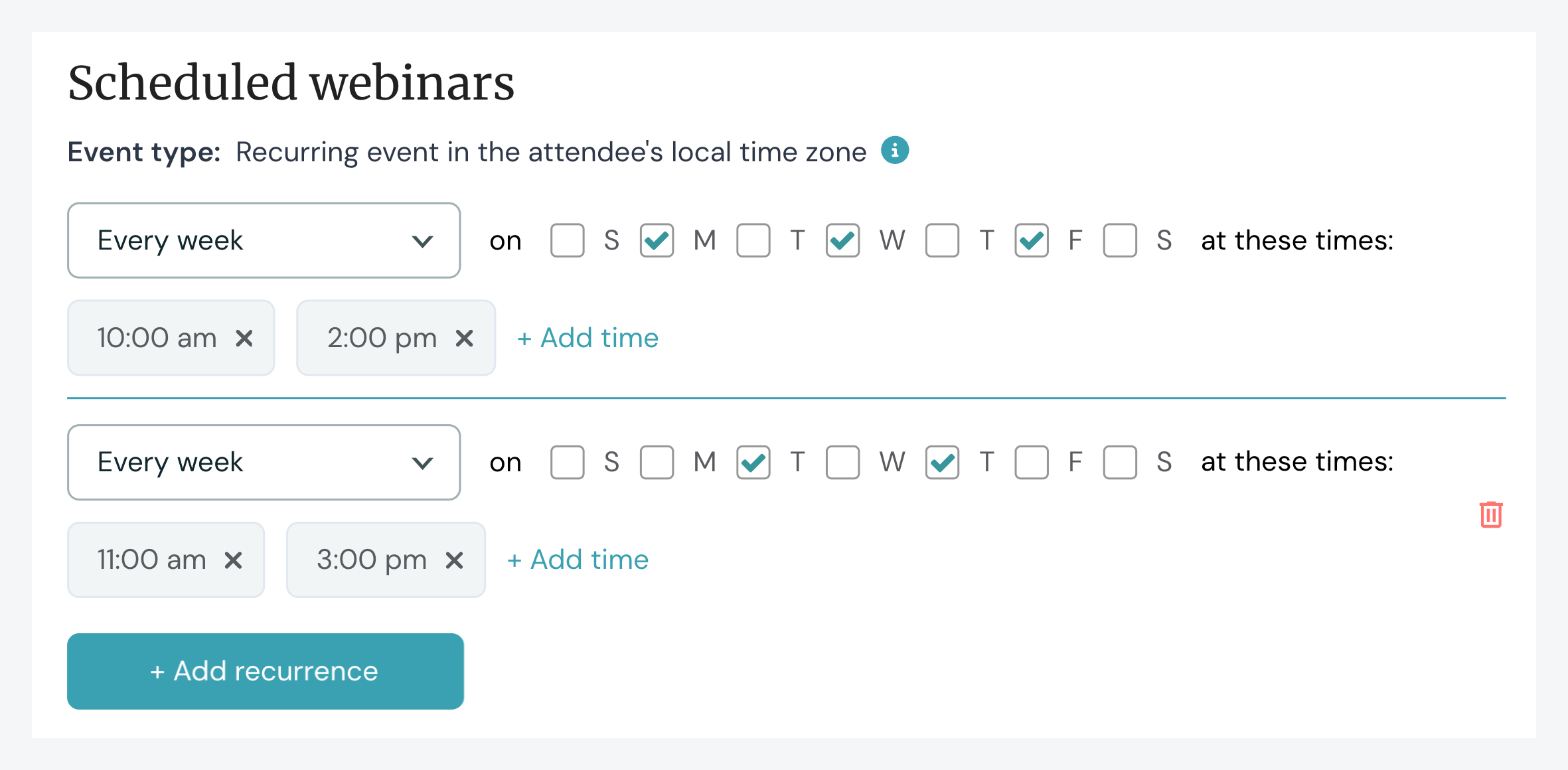 eWebinar Update: Scheduling Overhaul